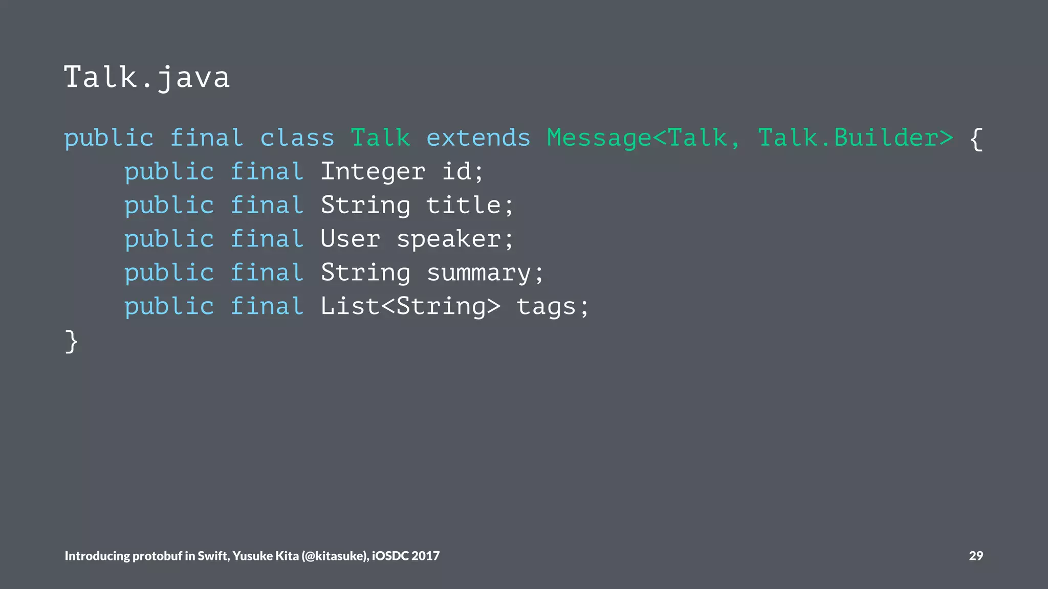 Introducing protobuf in Swift | PPT