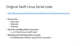 A Science Project: Swift Serial Chat | PPTX