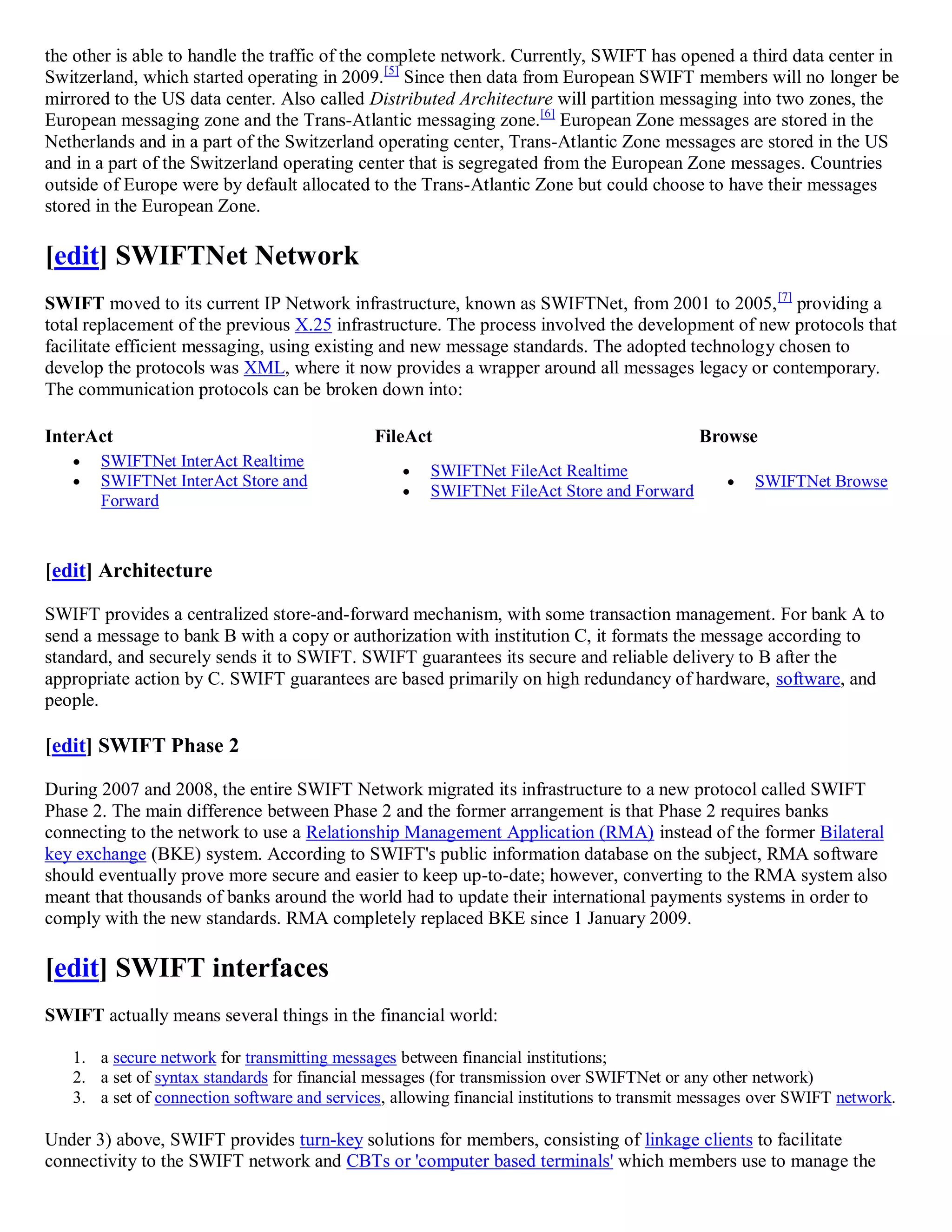 Swift society worldwideinterbankfinancialtelecommunication | PDF