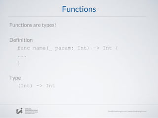Workhop iOS 1: Fundamentos de Swift | PDF | Programming Languages | Computing
