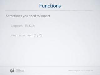 Workhop iOS 1: Fundamentos de Swift | PDF | Programming Languages | Computing