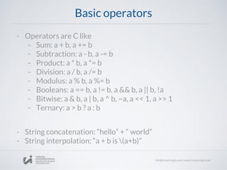 Workhop iOS 1: Fundamentos de Swift | PDF | Programming Languages | Computing
