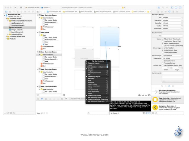Swift Animated tabBar | PPT
