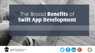 The Business Benefits of Apple Powered Swift App Development | PDF