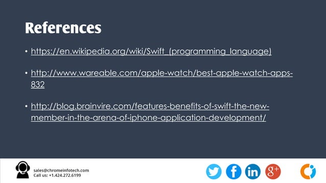 The Business Benefits of Apple Powered Swift App Development | PPT