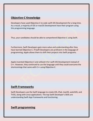 Swift App Development Company.pdf | Programming Languages | Computing