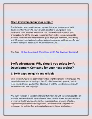 Swift App Development Company.pdf | Programming Languages | Computing