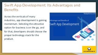 Swift app development its advantages and benefits