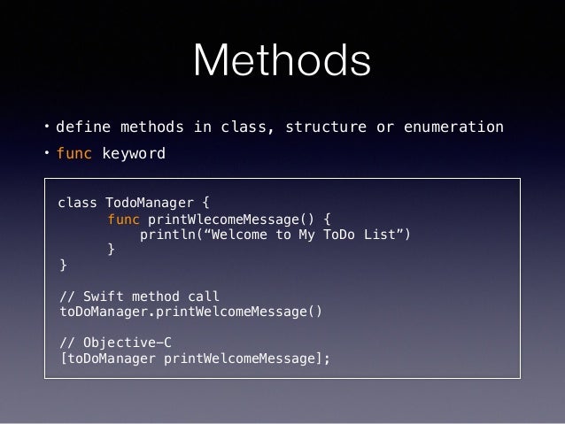 Swift Basics