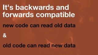 Beyond JSON with FlatBuffers | PPT