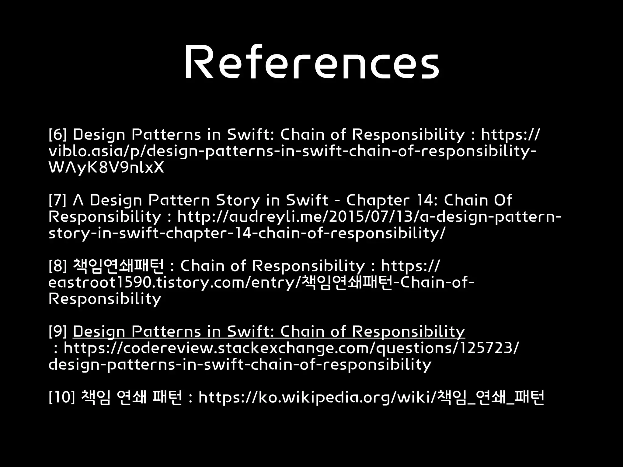 [Swift] Chain of Responsibility | PDF | Web Development | Internet