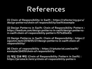 [Swift] Chain of Responsibility | PDF | Web Development | Internet