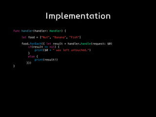 [Swift] Chain of Responsibility | PDF | Web Development | Internet