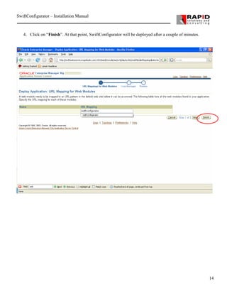 Swift configurator installation-manual | PDF