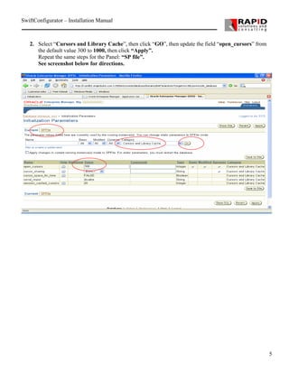 Swift configurator installation-manual | PDF