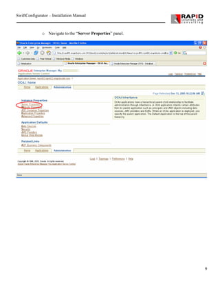 Swift configurator installation-manual | PDF