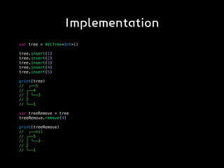 [Swift] Data Structure - AVL | PPT