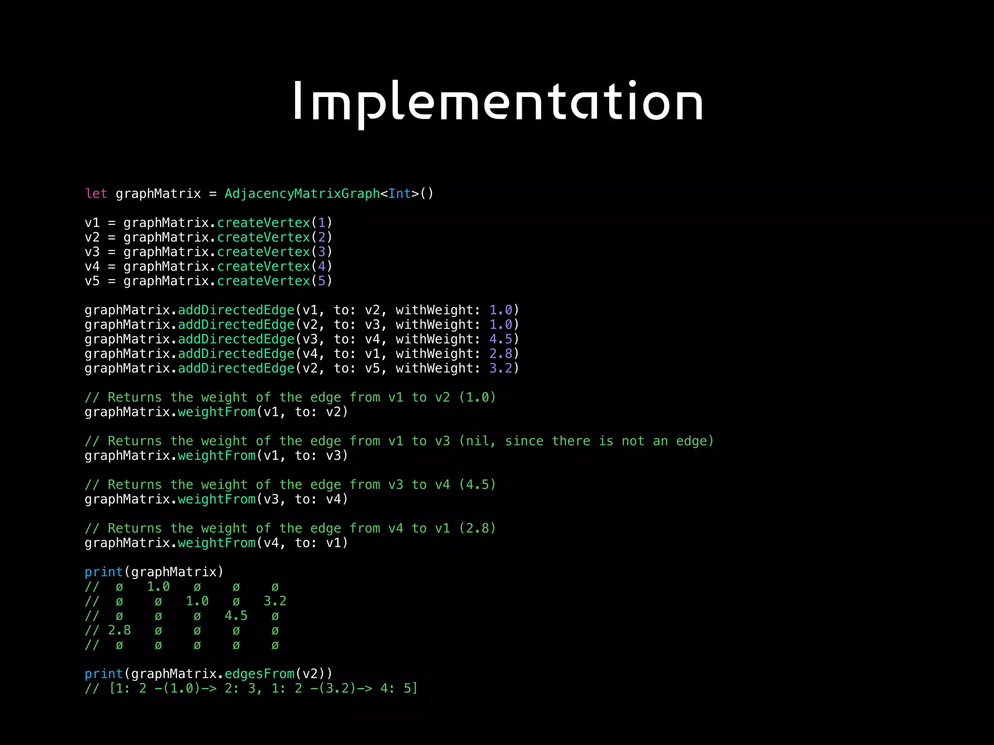 Swift Data Structure Graph Ppt