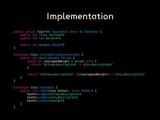 [Swift] Data Structure - Graph | PPT
