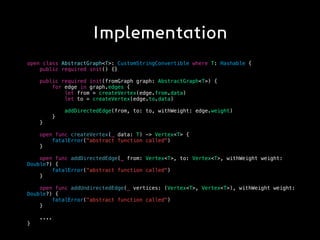 [Swift] Data Structure - Graph | PPT