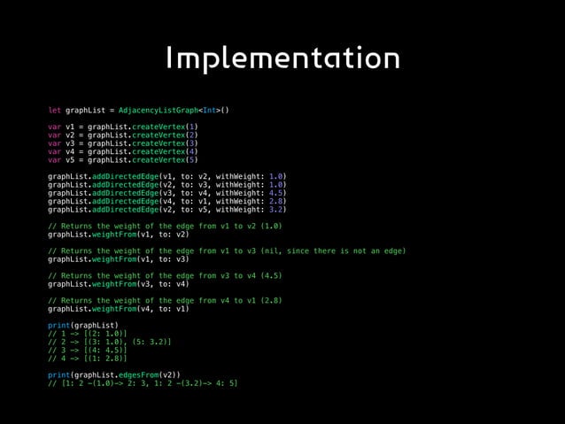 [Swift] Data Structure - Graph | PPT