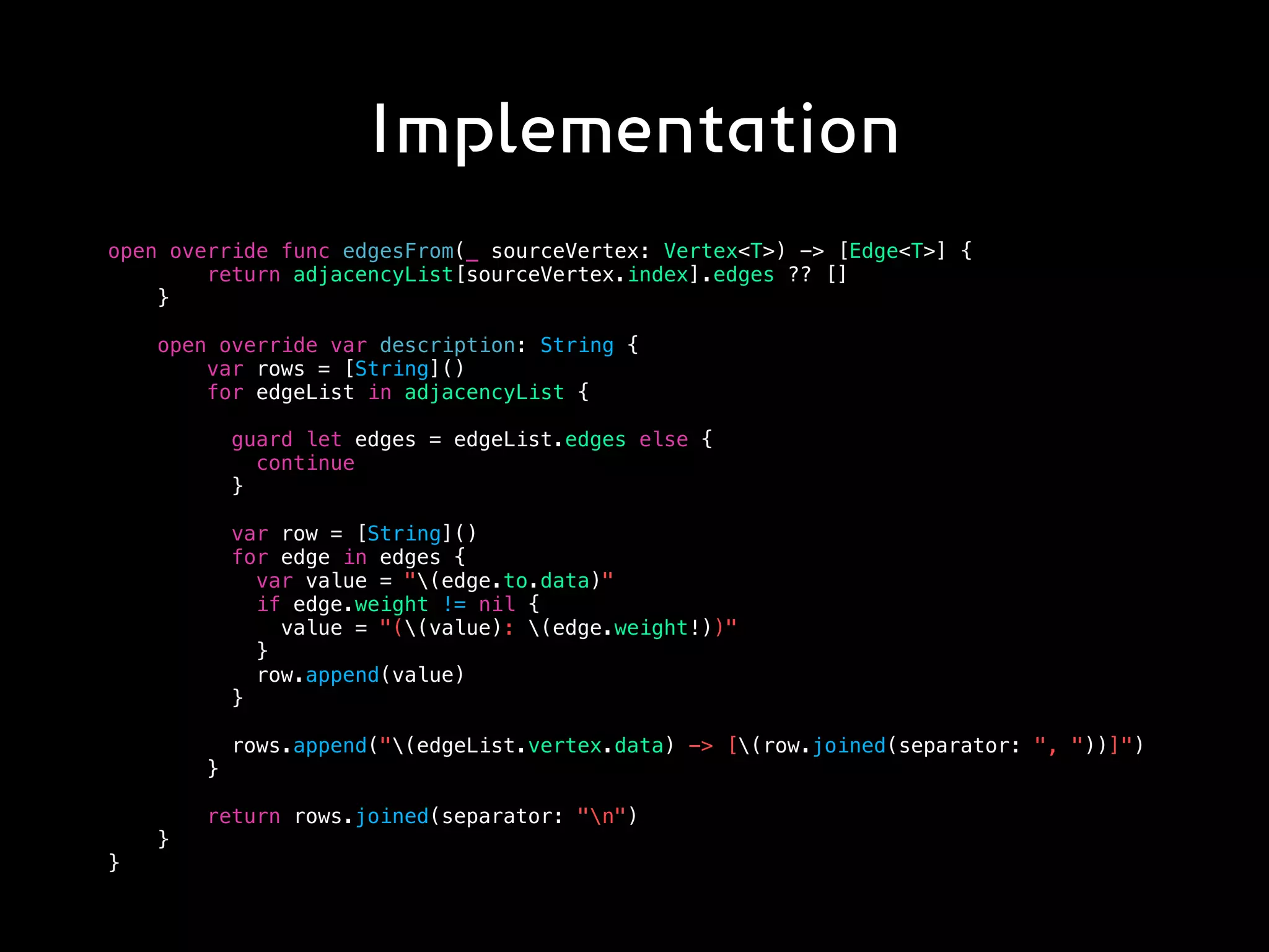 [Swift] Data Structure - Graph(DFS) | PPT