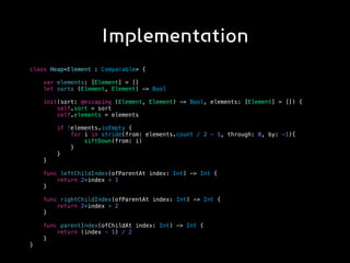 [Swift] Data Structure - Heap | PPT