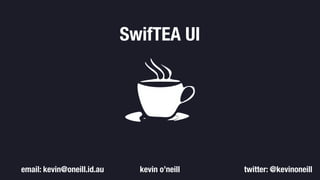 SwifTEA UI - Unidirectional data flow with SwiftUI and WeeDux | PPT