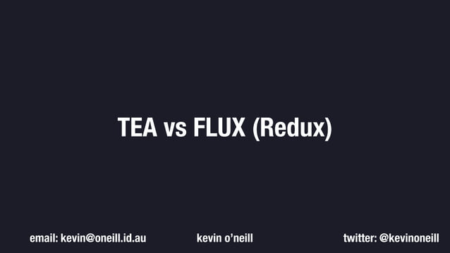 SwifTEA UI - Unidirectional data flow with SwiftUI and WeeDux | PPT