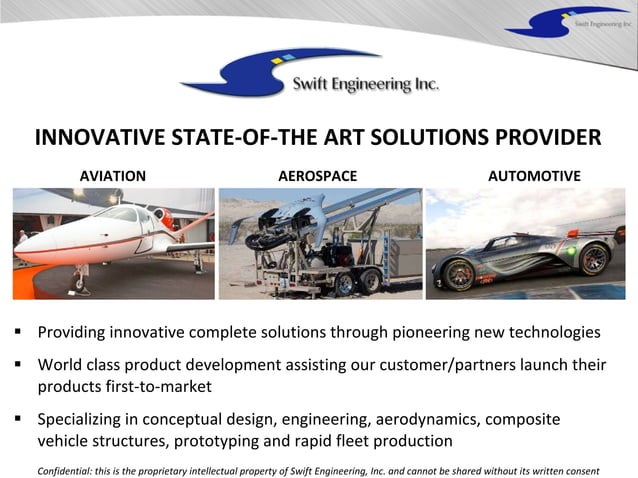 Swift Engineering Inc Overview | PPT | Automotive