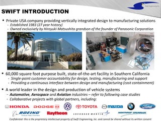 Swift Engineering Inc Overview | PPT