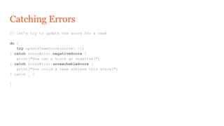 Swift Errors | PPTX