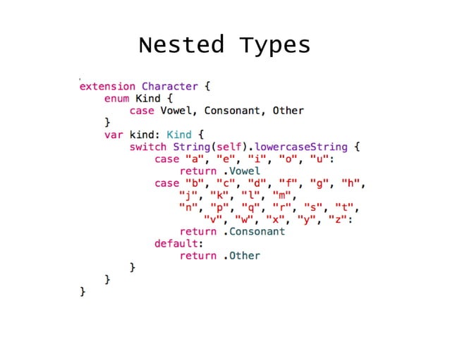 Swift extensions | PPT