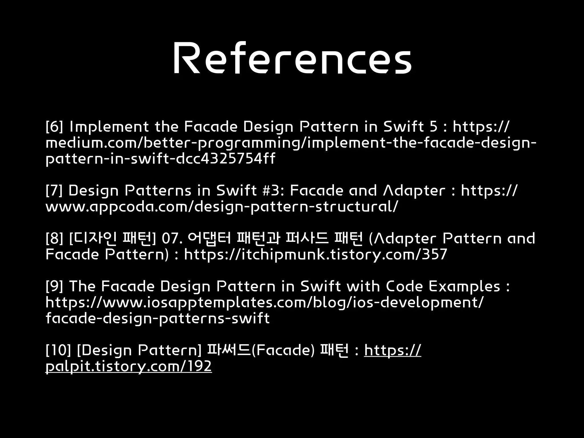 [Swift] Facade | PDF