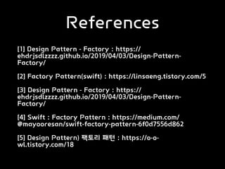 [Swift] Factory | PPT | Free Download