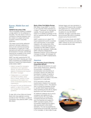 SWIFT for ISO 20022 Brochure | PDF