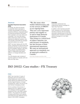 SWIFT for ISO 20022 Brochure | PDF