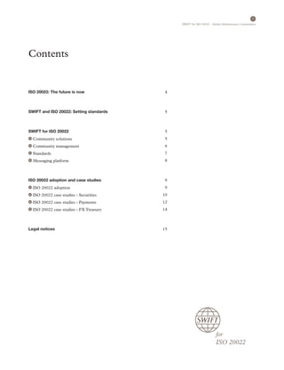 SWIFT for ISO 20022 Brochure | PDF
