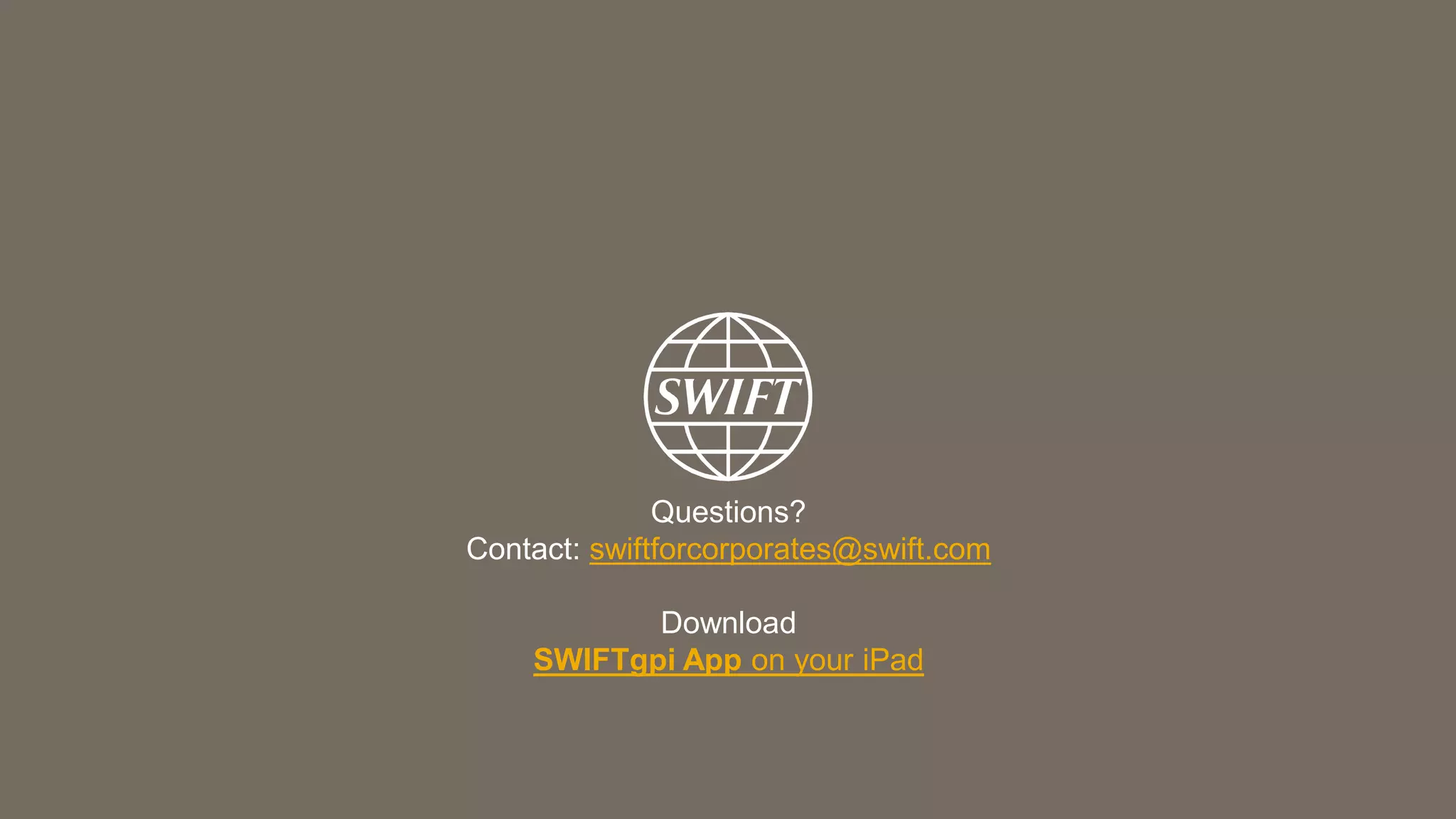 Swift gpi | PDF