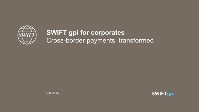Swift gpi | PDF