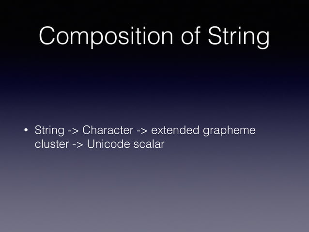 Basic Operator, String and Characters in Swift. | PPT