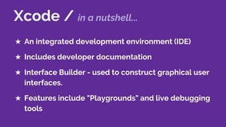 Rawnet Lightning Talk - Swift iOS Development | PPT