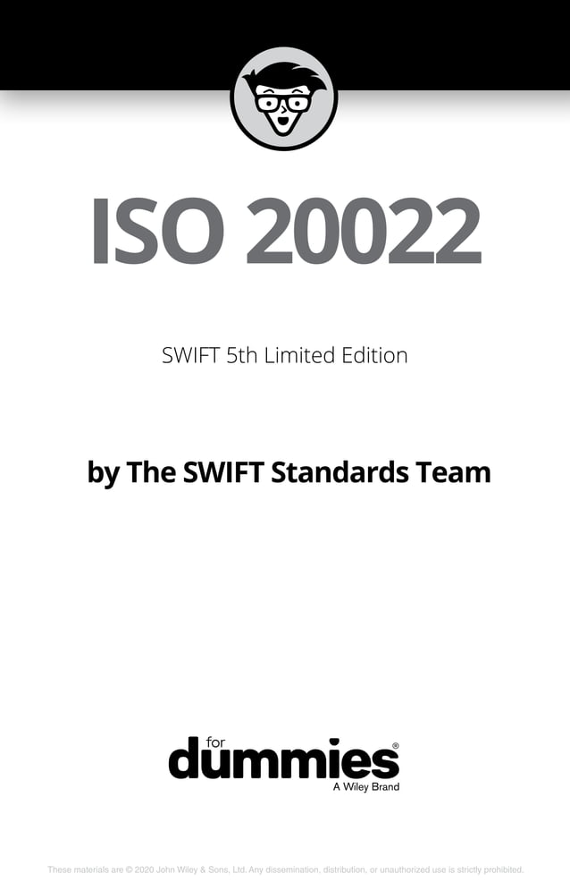 Swift iso20022 for_dummies_2020