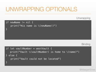Swiftly Switching: The Transition from Obj-C to Swift | PPT