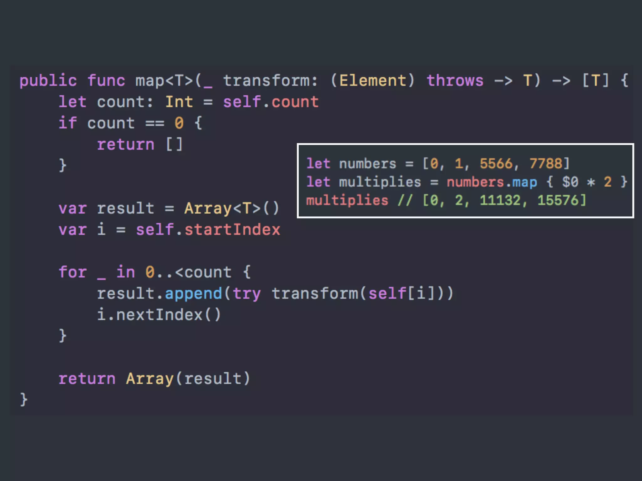 Swift map & flatMap | PPT