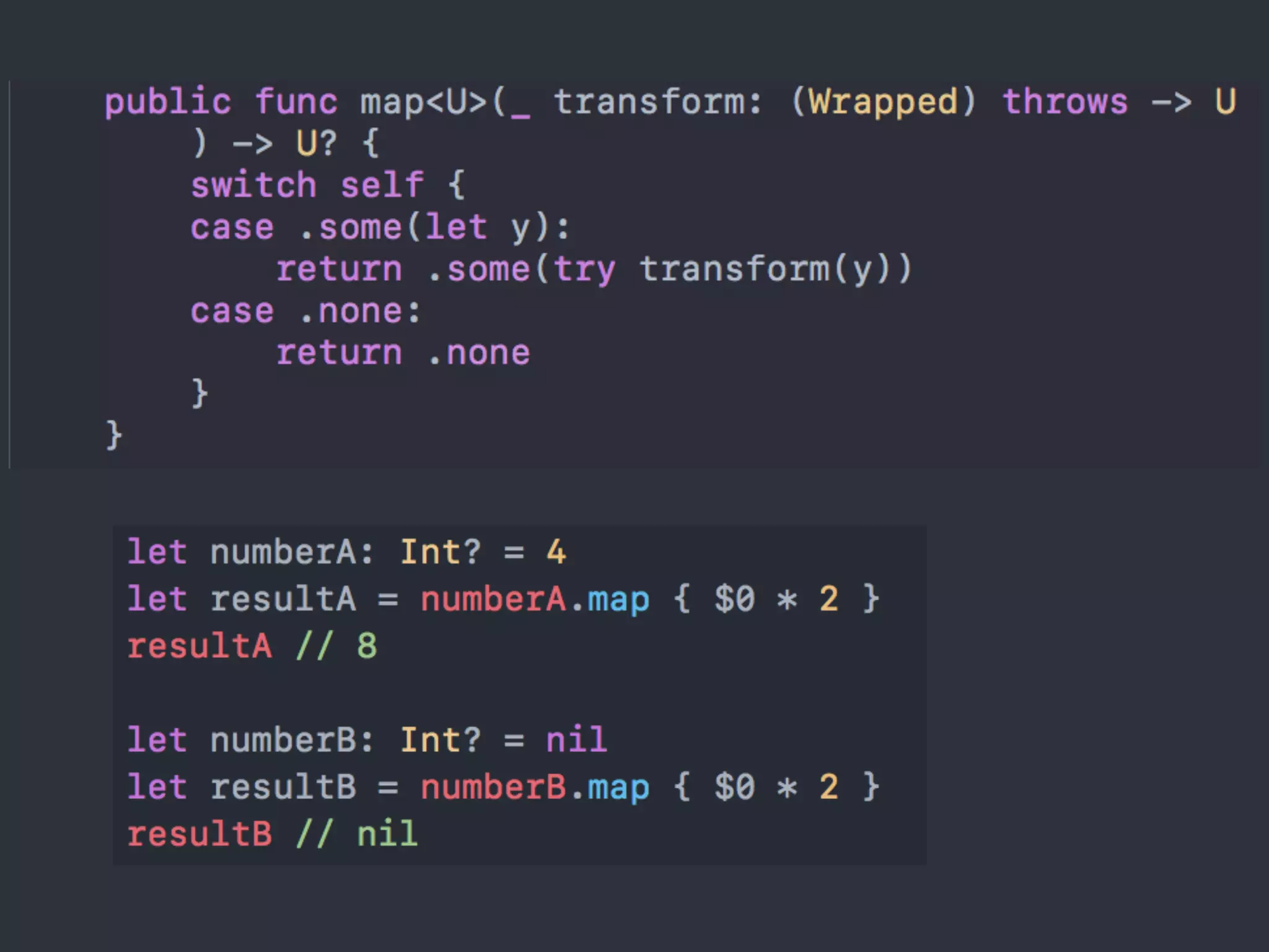 Swift map & flatMap | PPT