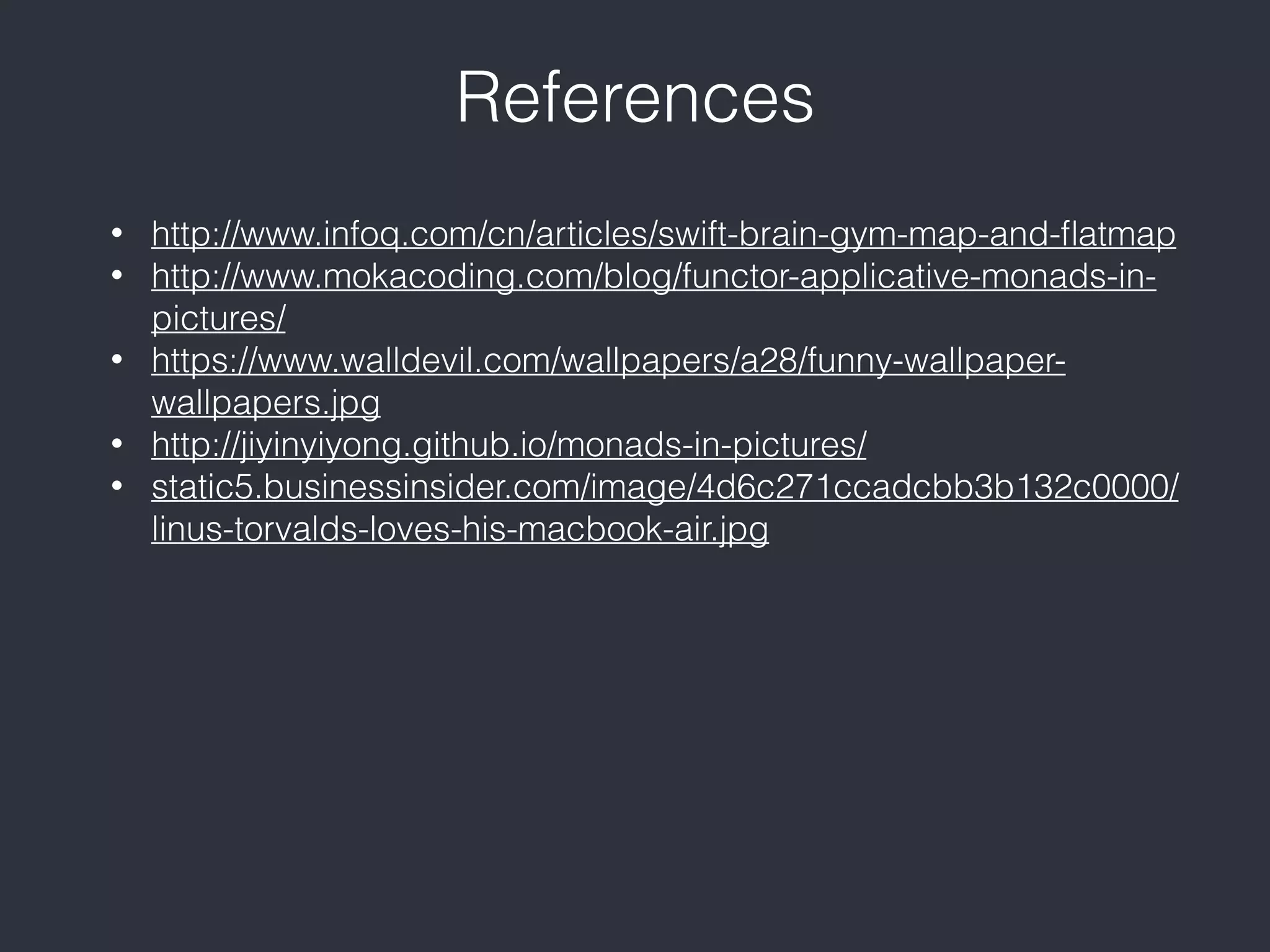 Swift map & flatMap | PPT