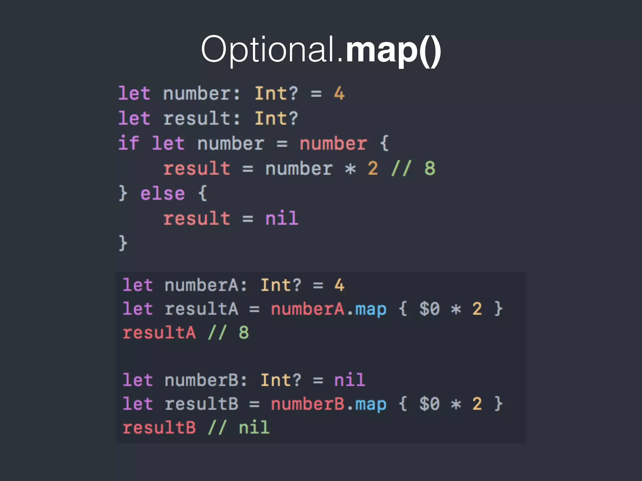 Swift map & flatMap | PPT
