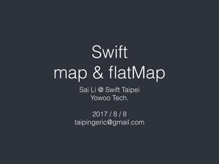 Swift map & flatMap | PPT