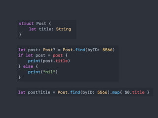 Swift map & flatMap | PPT